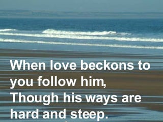 Love - Kahil Gibran | PPT