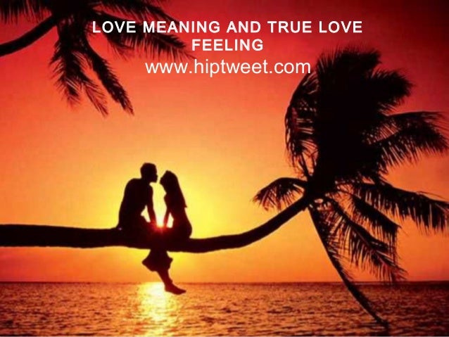 Love meaning - True love feeling
