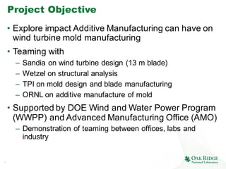 Additively Manufactured Blade Mold Demonstration Project | PDF ...