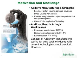 Additively Manufactured Blade Mold Demonstration Project | PDF