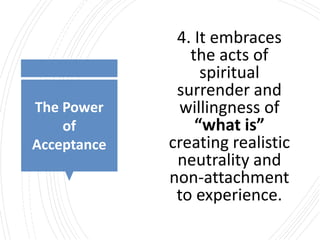 Acceptance is the Answer | PPT