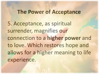 Acceptance is the Answer | PPT