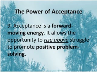 Acceptance is the Answer | PPT