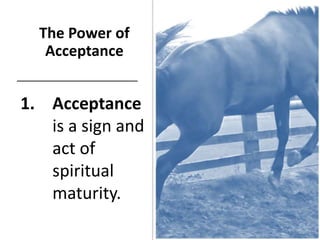 Acceptance is the Answer | PPT