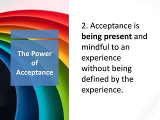 Acceptance is the Answer | PPT