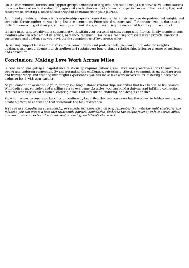 Love Across Miles_ Expert Tips for Navigating Long-Distance ...