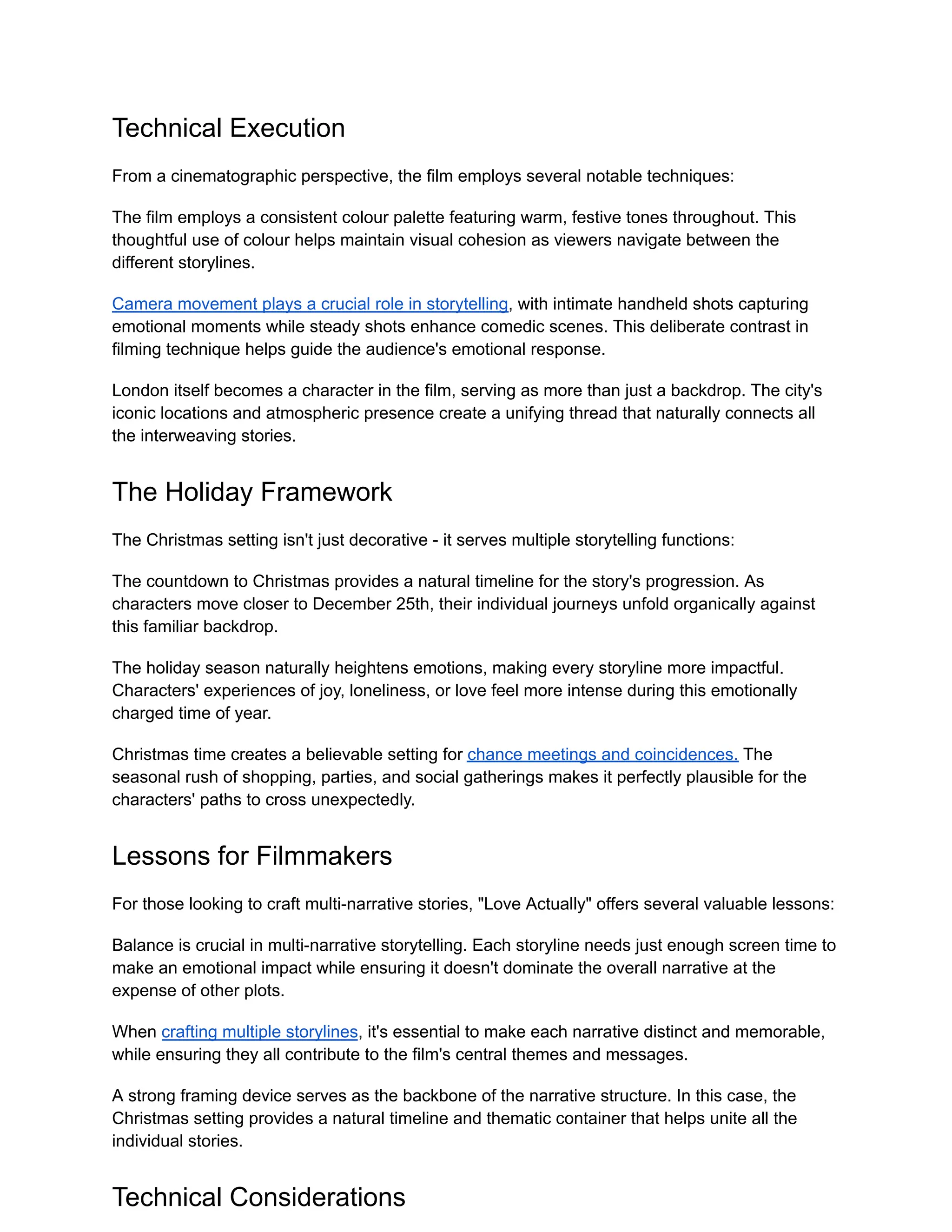 Love Actually - Mastering the Multi-Narrative Structure in Holiday ...