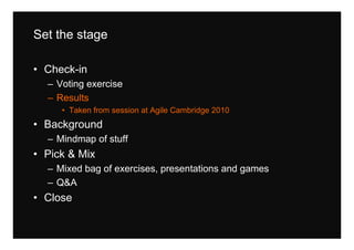 LoveAgile Agile Cambridge 2010 | PPT