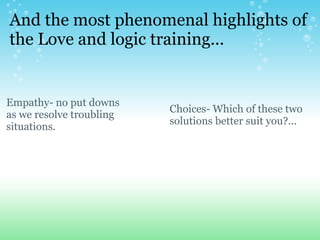 Love and logic | PDF