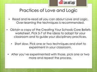 Love and logic Presentation | PPTX