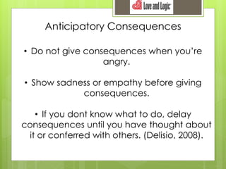 Love and logic Presentation | PPTX