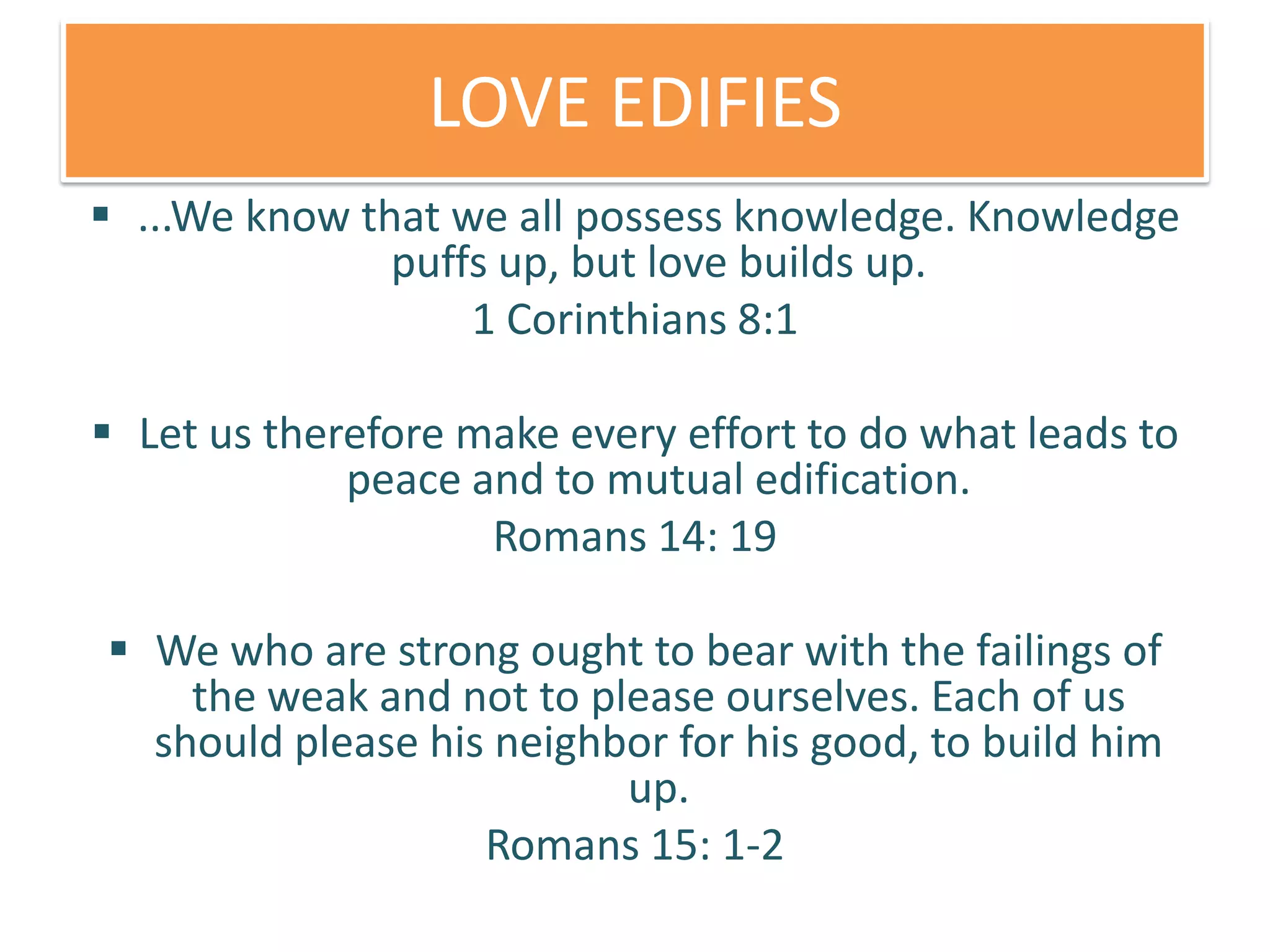 Love as mentioned in the bible | PDF