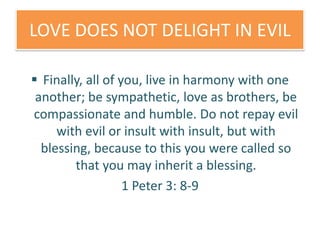 Love as mentioned in the bible | PDF