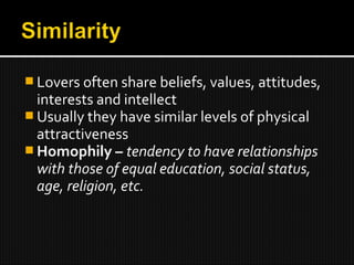 Love,attraction,attachment | PPT