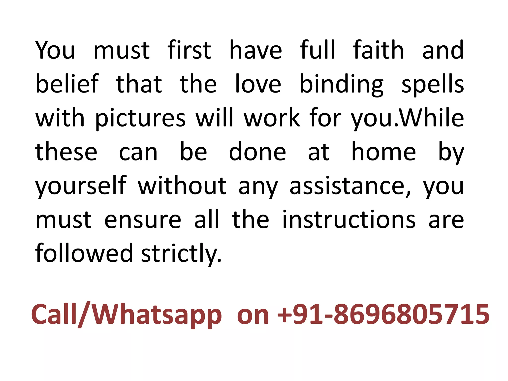 Love binding spells with pictures | PPT