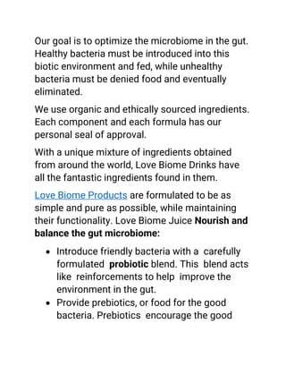 Does Love Biome USA Best Probiotic Supplement For Autism? | PDF