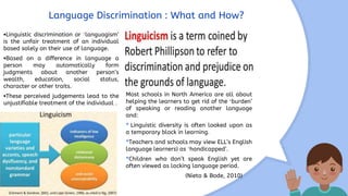 Language Discrimination | PPTX