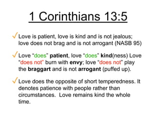 Love "does not" Brag | PPTX