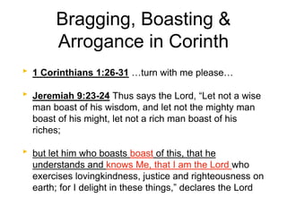 Love "does not" Brag | PPTX