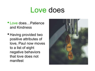 Love "does not" Envy | PPTX