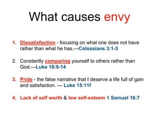 Love "does not" Envy | PPTX