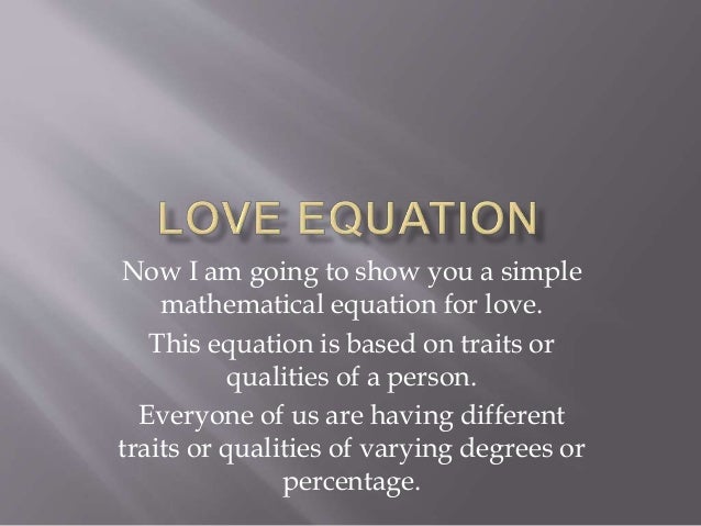 Love Formula Quotes