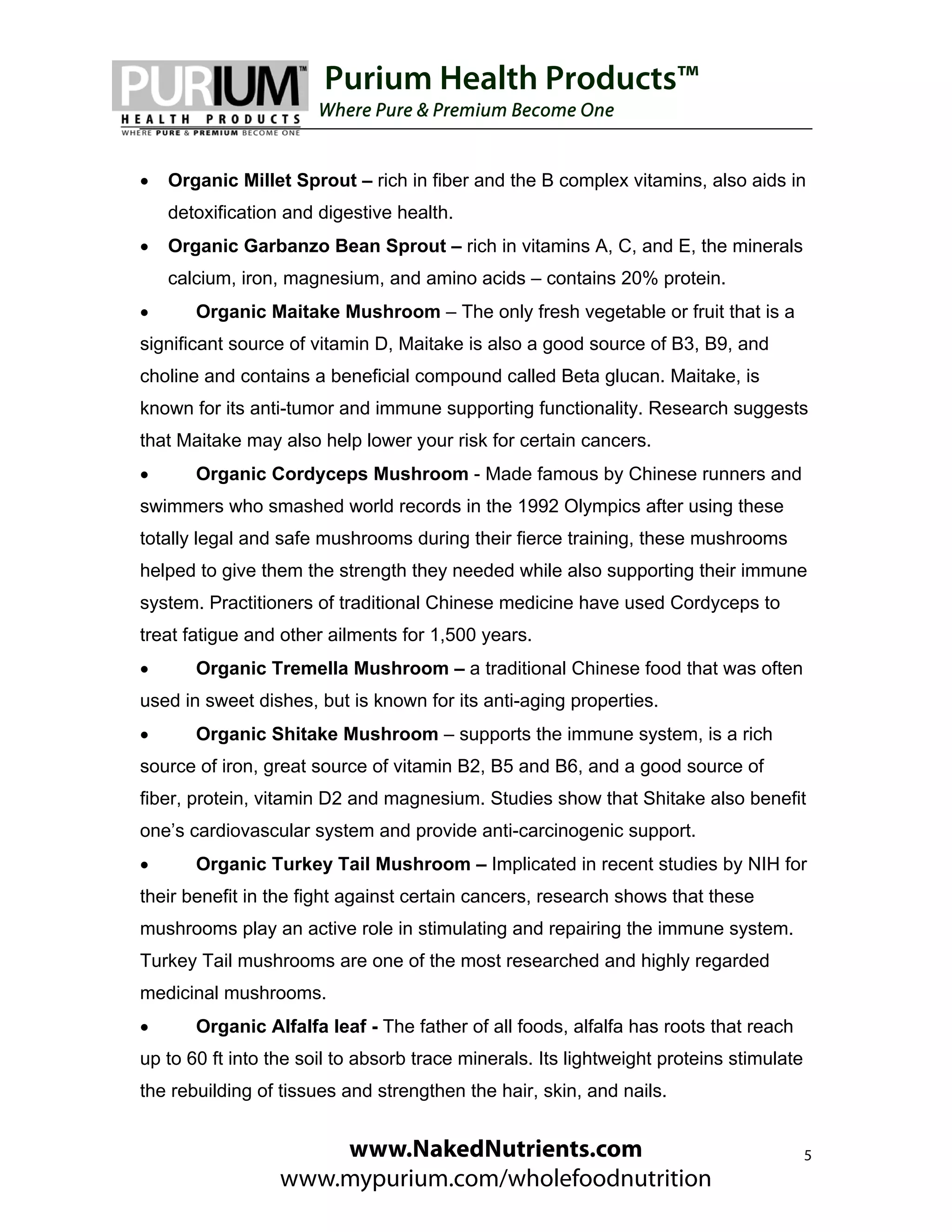 L.O.V.E. Super Meal by Purium | PDF