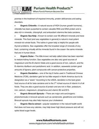 L.O.V.E. Super Meal by Purium | PDF