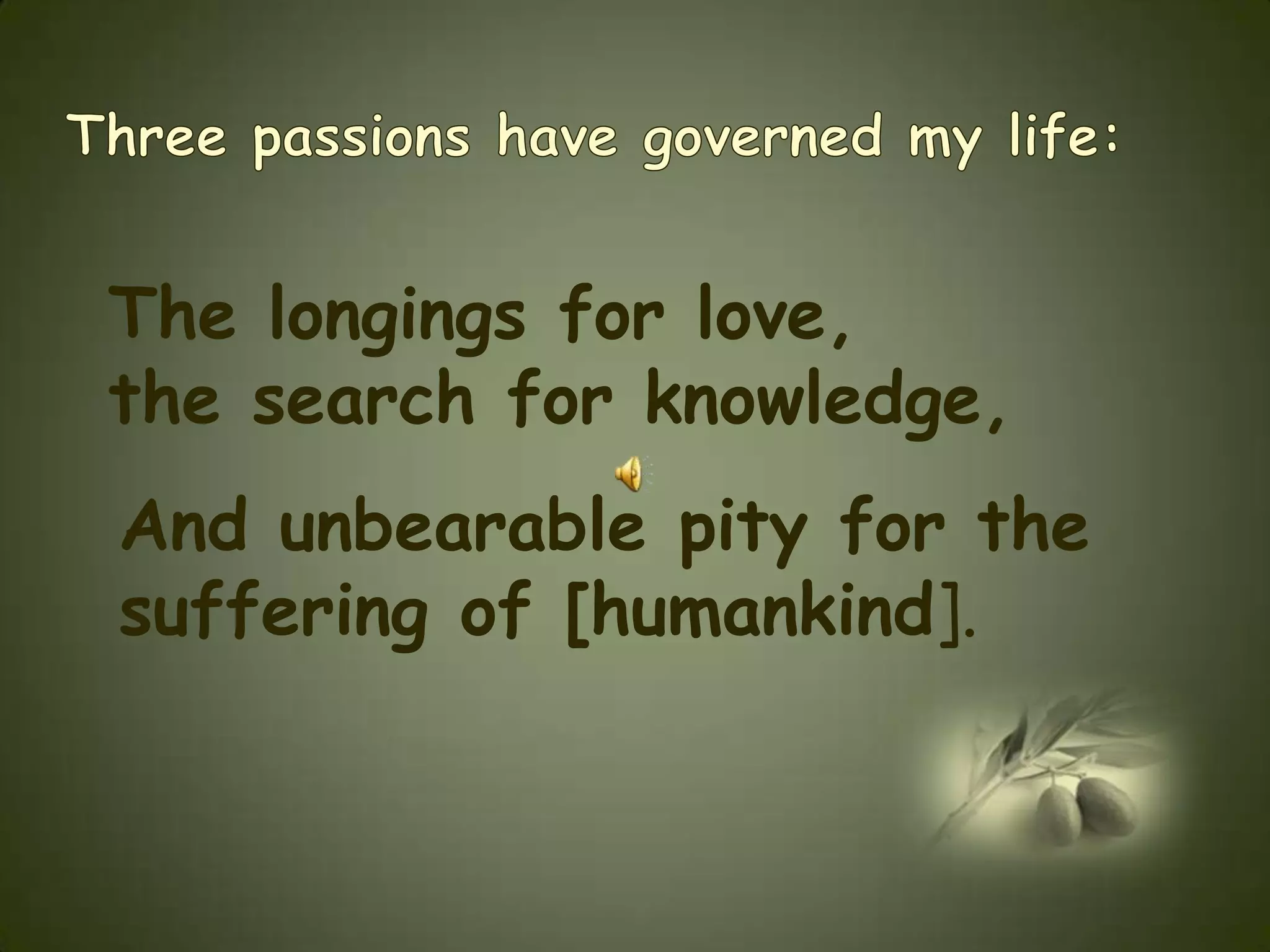 Love For Humanity | PPSX