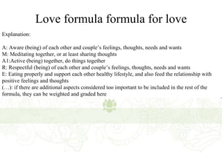 Love formula formula for love | PPT