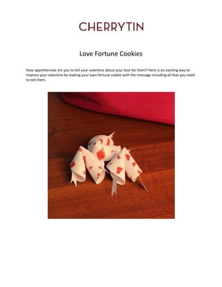 Love Fortune Cookies | PDF
