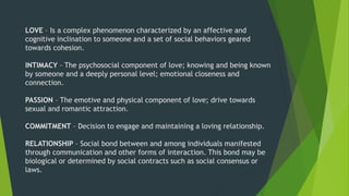 LOVE, INTIMACY, and RELATIONSHIP gender and society.pptx