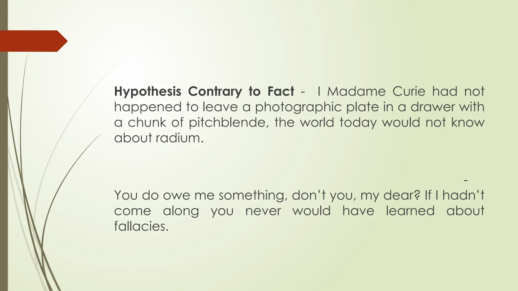 LOVE IS A FALLACY.pptx English for Academic | PPTX