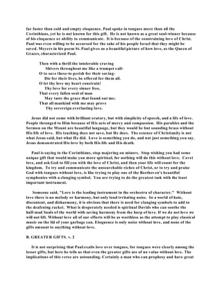 Love is the greatest | PDF