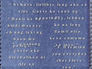 Love Languages (Tagalog) | PPT