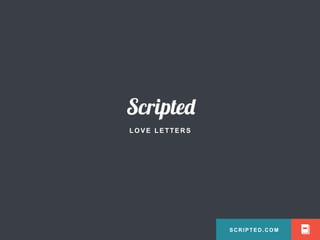 Love Letter Writing From Scripted | PPTX