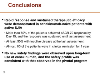 Current Clinical Trials in SJIA & MAS - Dr. Daniel Lovell | PPT