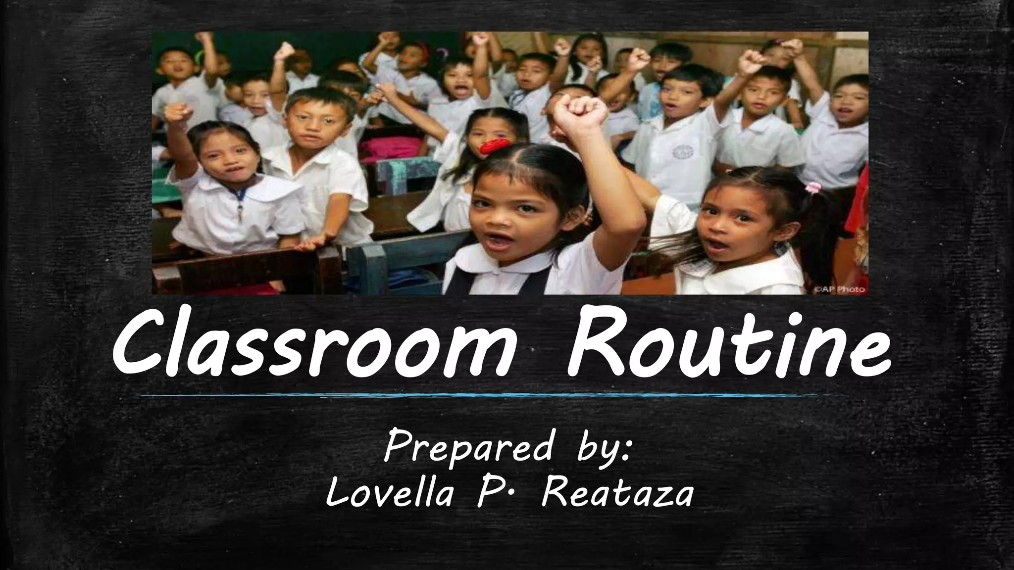 Classroom Routine | PPTX