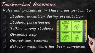 Classroom Routine | PPTX