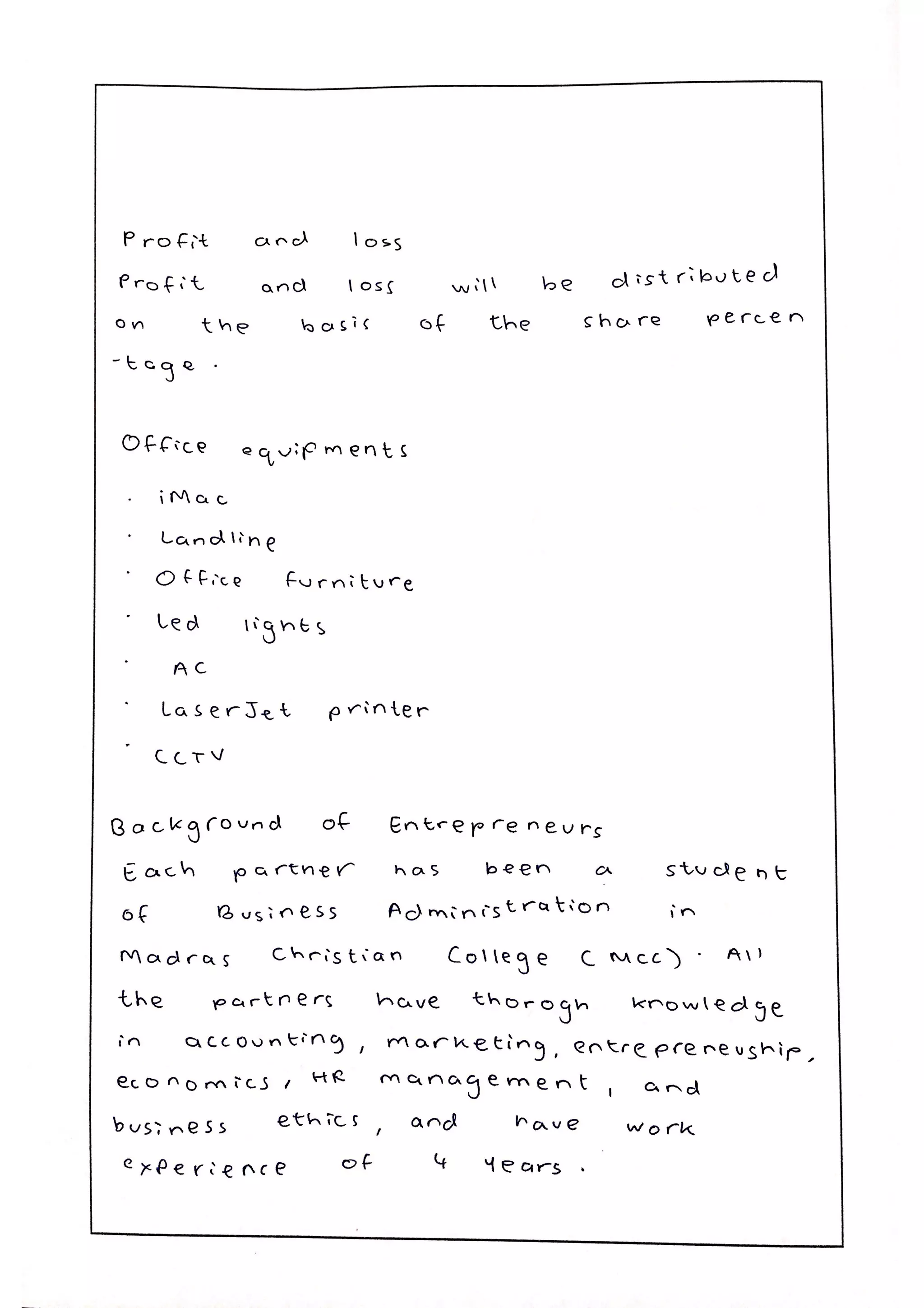 Lovell's fast food Class 12 Entrepreneurship Project Business Plan with ...