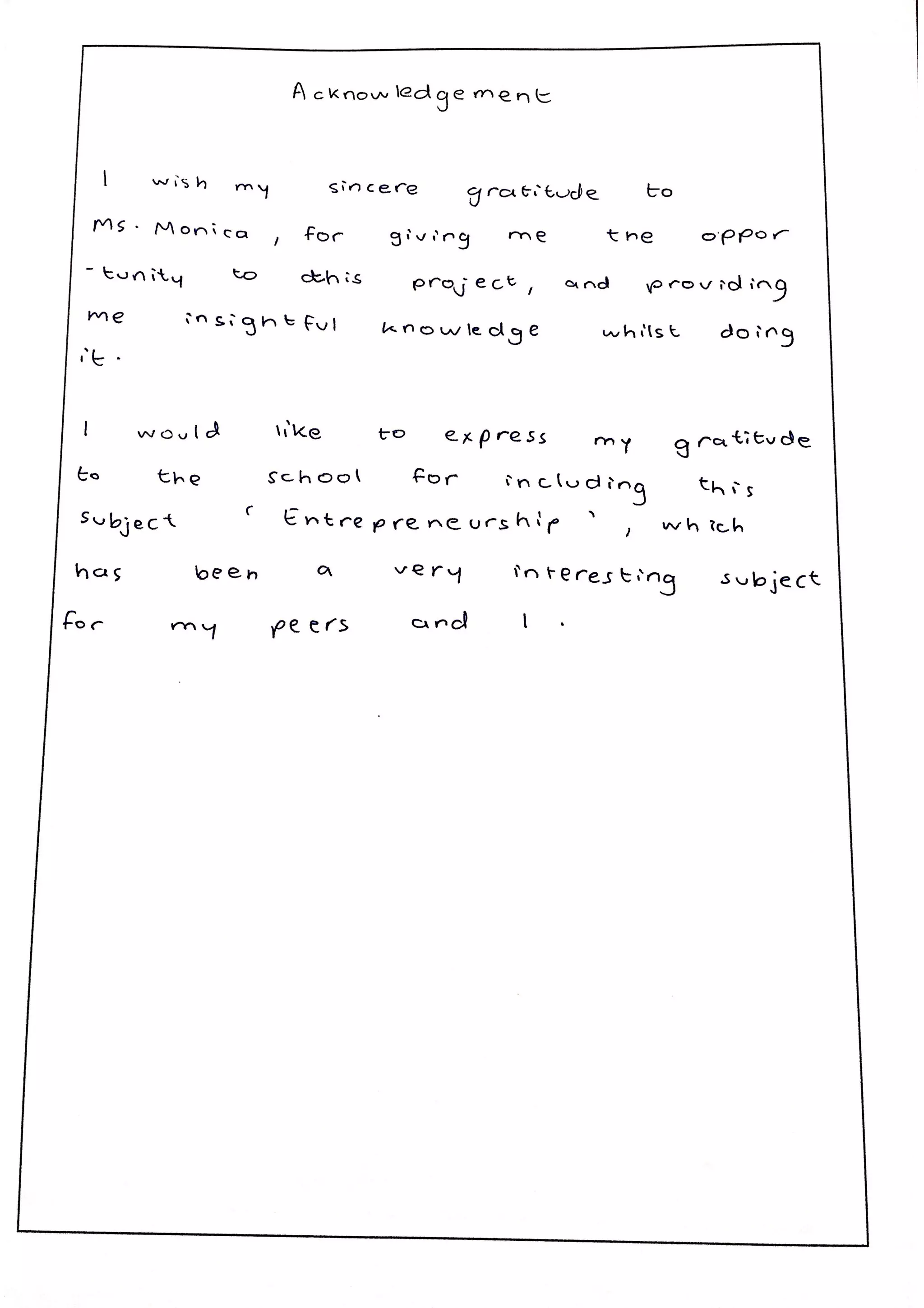 Lovell's fast food Class 12 Entrepreneurship Project Business Plan with ...