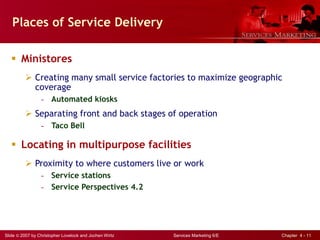 Distributing Services through physical and electronic channel | PPT