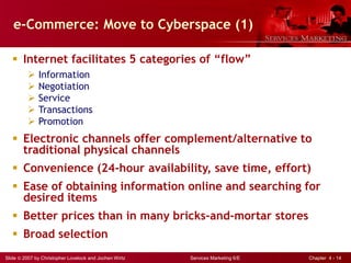 Distributing Services through physical and electronic channel | PPT