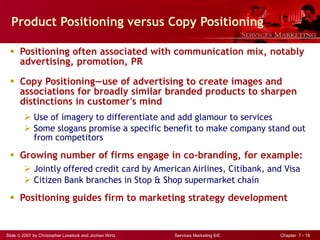 Positioning service_Lovelock_PPT_Chapter_07.ppt