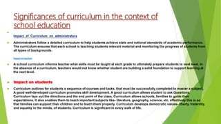 KNOWLEDGE AND CURRICULUM PPT | PPTX