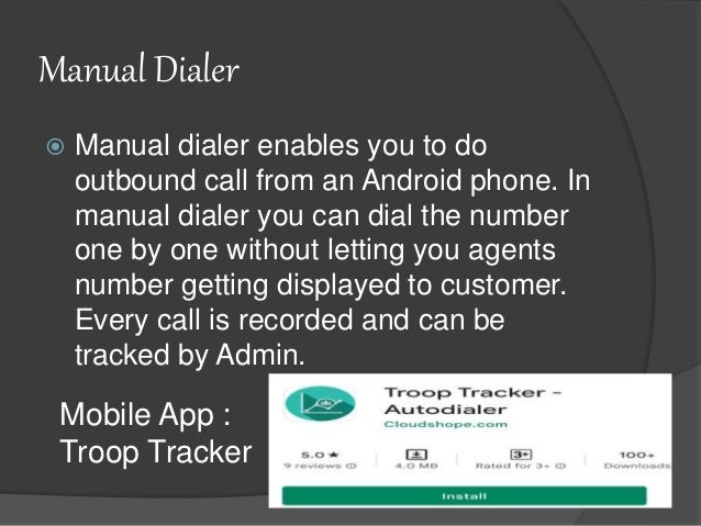 Auto Dialer Solution Provider | PPT