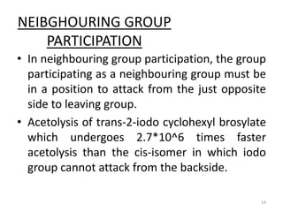 Effect of conformation on reactivity | PPTX