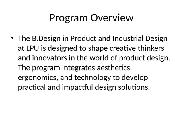Lovely Professional University_BDesign_Product_Industrial.pptx