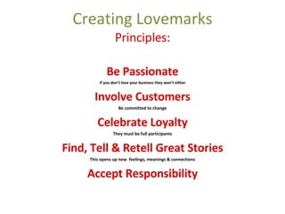 Lovemarks Presentation | PPT