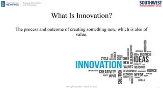 Innovation and Information Technology (IT) | PPTX